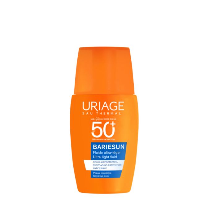 Uriage Bariesun Fluido Ultra-Leggero | Crema Solare SPF50+ Viso 30 ml ...
