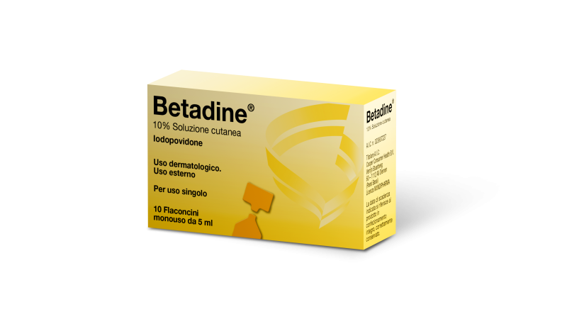 Betadine 10% Idopivone - Soluzione Cutanea 10 Flaconcini Da 5 ml ...