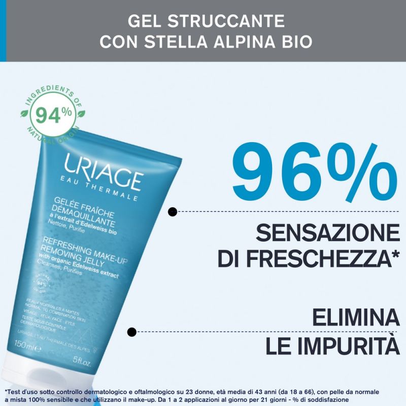Uriage | Gel Fresco Struccante Viso E Occhi 150 ml | Verafarma.it